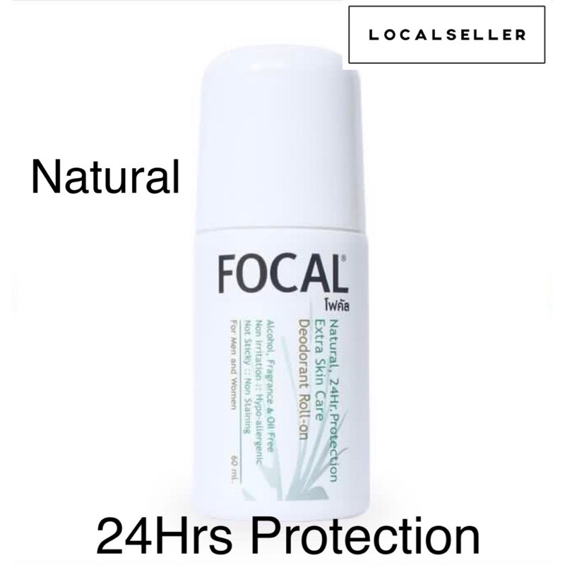 Focal Deodorant: Natural 24hrs Protection 60ml | Shopee Singapore