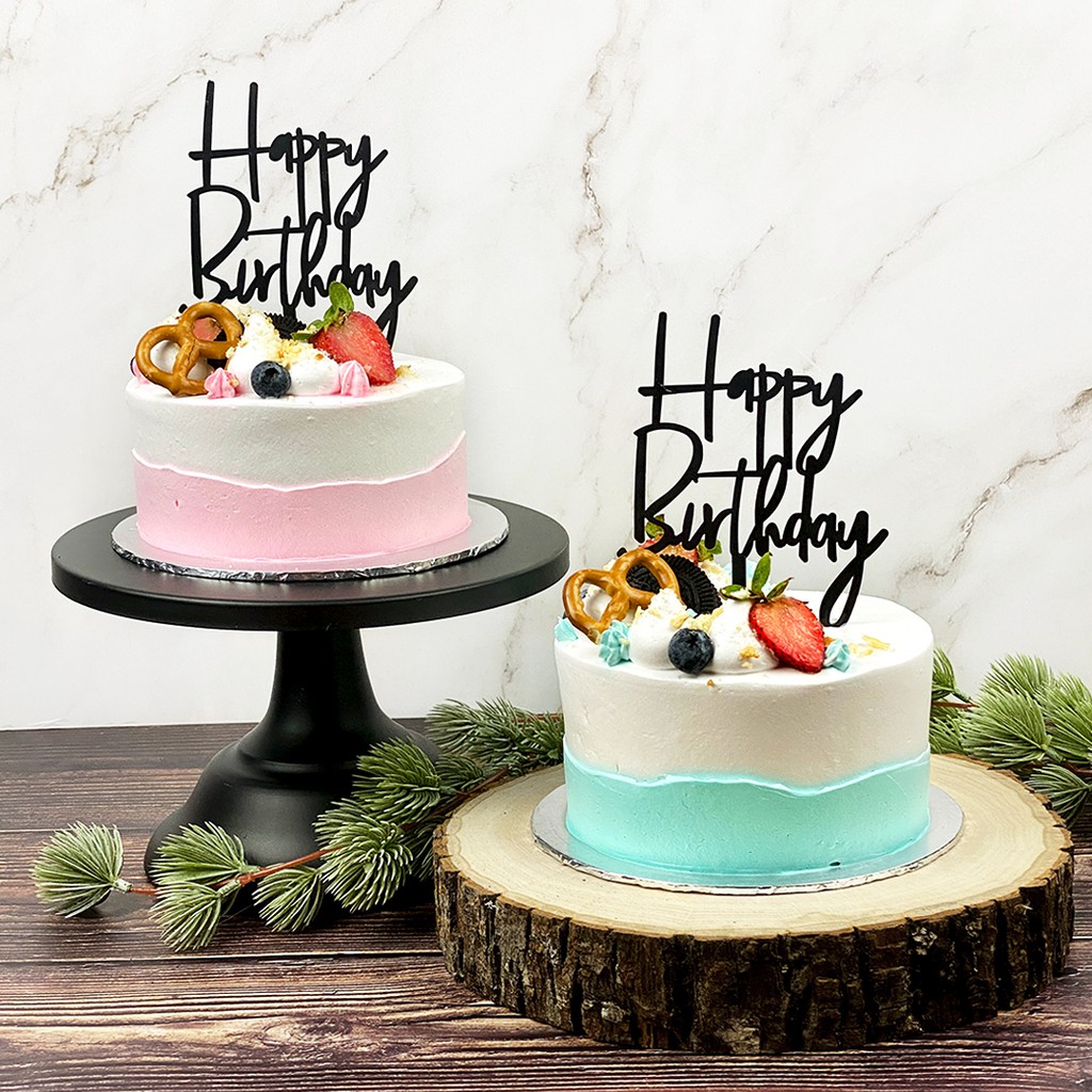 [Bakeinc] Pastel Minimalist Cake (5-inch) | Shopee Singapore