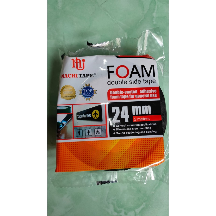 Insulation Double Tape / Double Tape Foam 24mm Nachi 1 Inch Sponge / 5 meters | Shopee Singapore