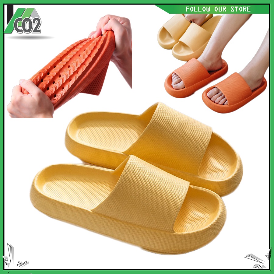 Comfortable Home Sandals Women Men Thick Soft selipar Bathroom Sandal ...
