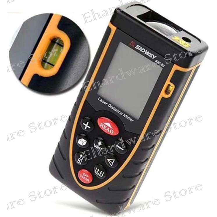 Sndway Professional Digital Laser Distance Meter 80M (SW80) | Shopee ...
