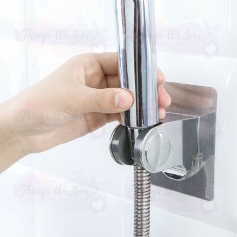 [SG SELLER] [FREE SHIPPING] Stick On Shower Head Holder (Type G) Grip ...