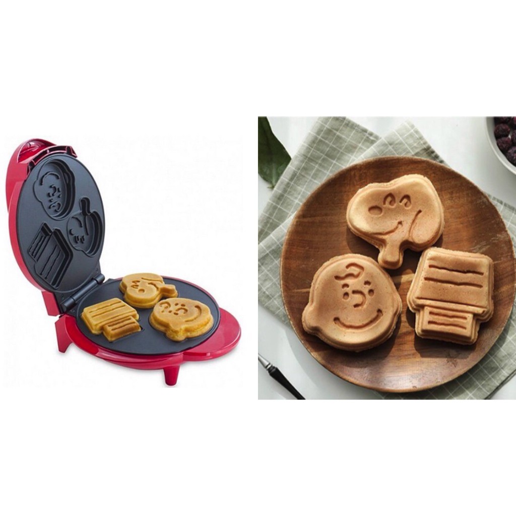 Cute Snoopy&Charlie Brown Waffle Maker Sandwich Maker Homecafe Non ...