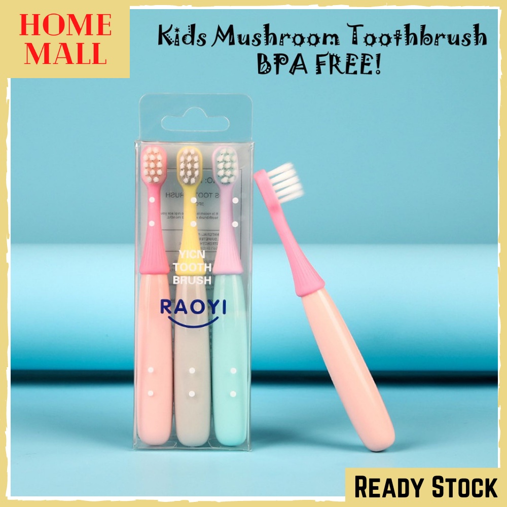 HomeMall New Kids Mushroom Toothbrush Children Toothbrush Cartoon ...