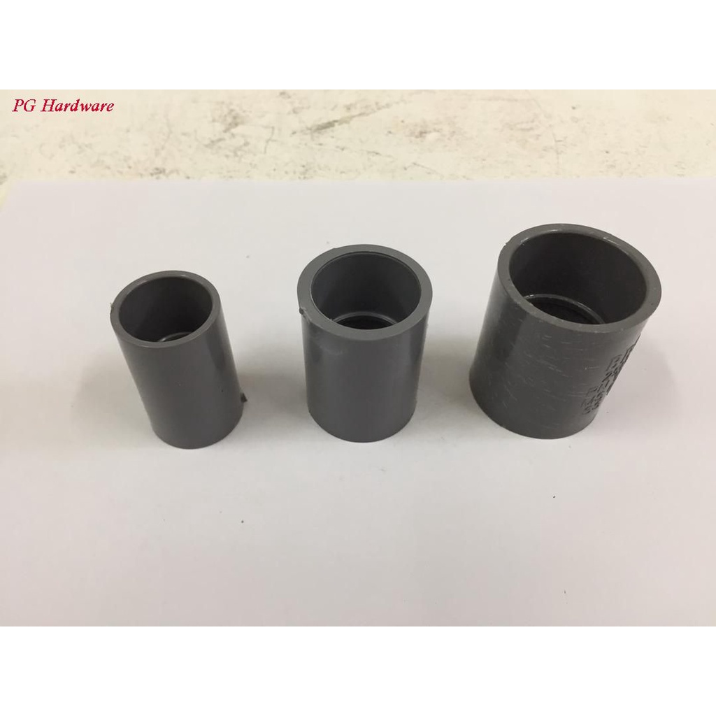 BBB PVC Pipe D/E Socket Thick (Grey) | Shopee Singapore