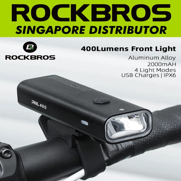 [NEW] ROCKBROS RHL400 Bicycle light USB 400 Lumens Rechargeable Cycling ...
