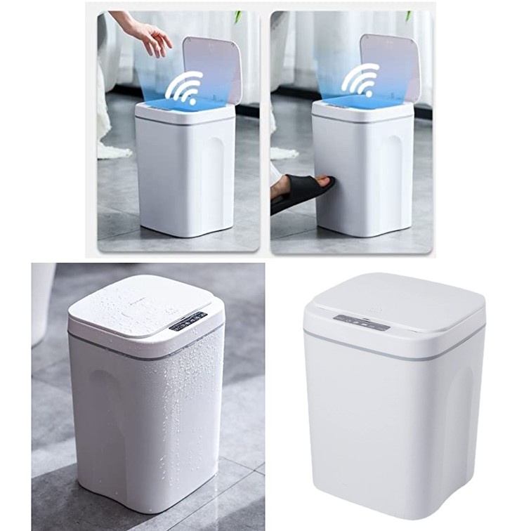 12L Dustbin Automatic Touchless Intelligent Induction Motion Sensor ...