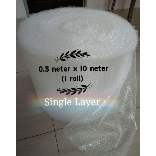 Single Layer Bubble Wrap (50cm x1000cm) | Shopee Singapore