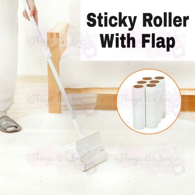 [SG] Long Cleaning Stick (Type B) 16cm Sticky Roller Roll Rolls ...