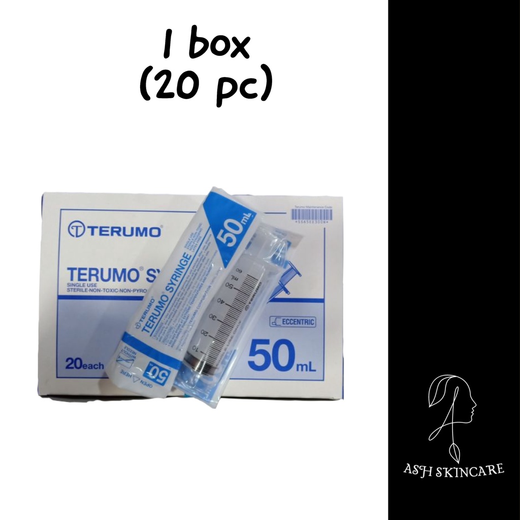 Terumo 50ml Eccentric Tip Syringe 1 box (20pc) | Shopee Singapore