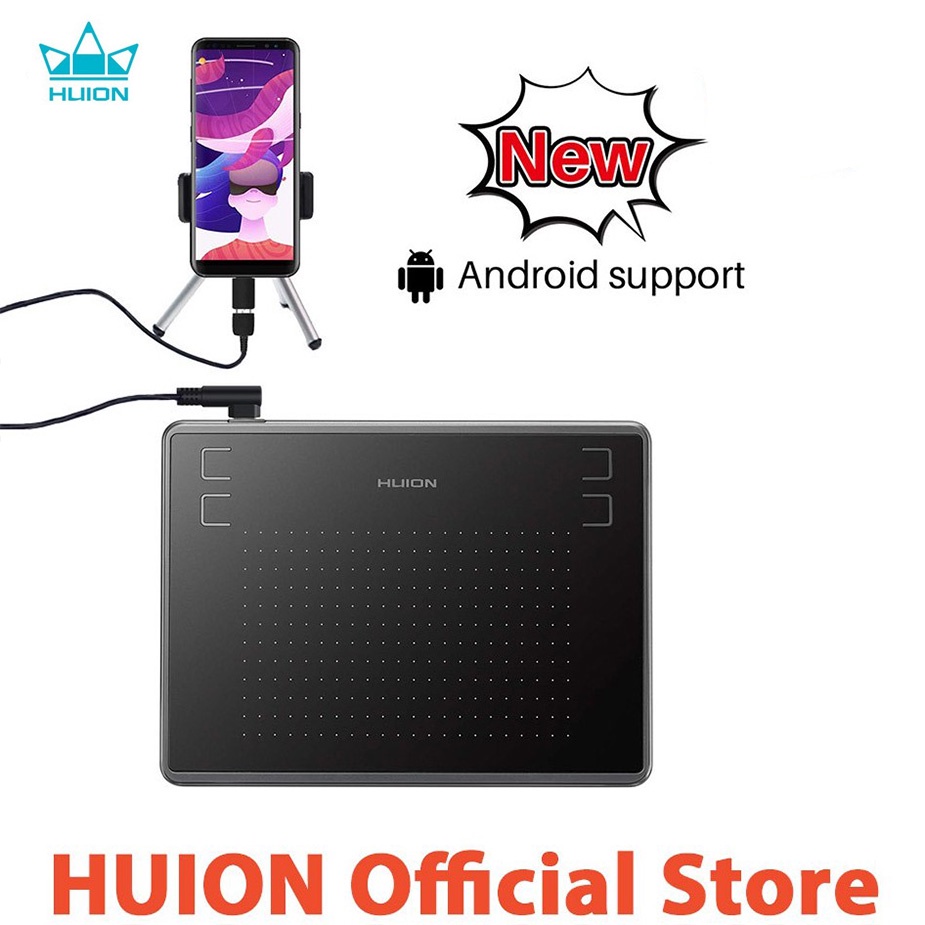 HUION Inspiroy H430P Graphic Drawing Tablet Battery-Free Stylus 4096 ...