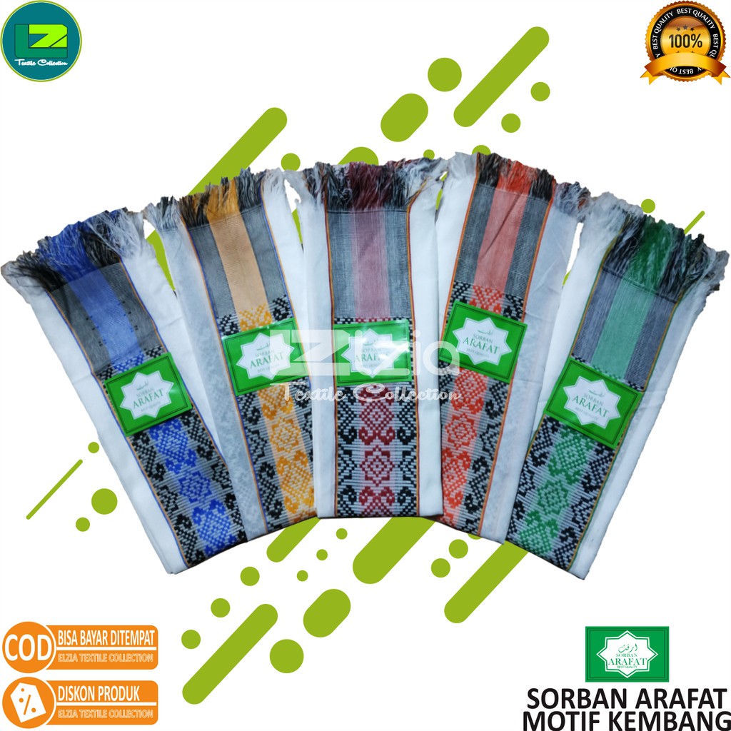 Hajj Turban ARAFAT Turban Flower MOTIF | Shopee Singapore