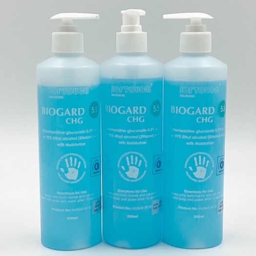 Hand Sanitizer BIOGARD CHG 5.5 [Alcohol-Based Hand Rub] | Shopee Singapore