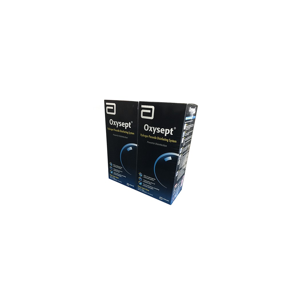 OXYSEPT (TWIN PACK) disinfection solution for contact lens | Shopee ...