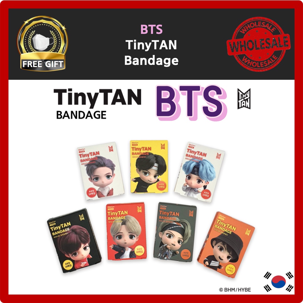 [AUTHENTIC] BTS TinyTAN Bandage 7 Types / Korean Official Goods / 100% Authentic / KPOP K Stars ...