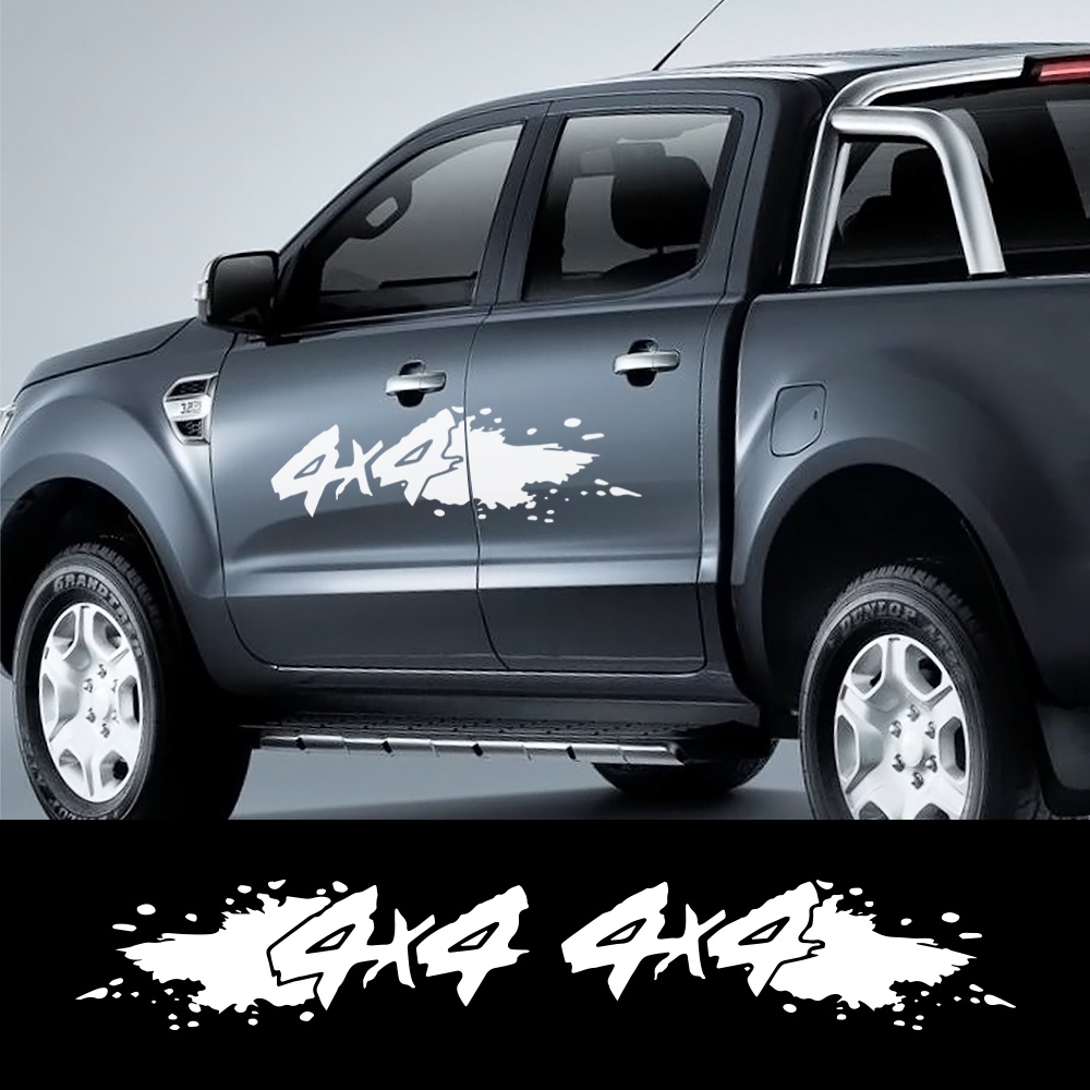 4x4 OFF ROAD Pickup Trunk Car Decor Stickers for Ford Ranger Raptor ...