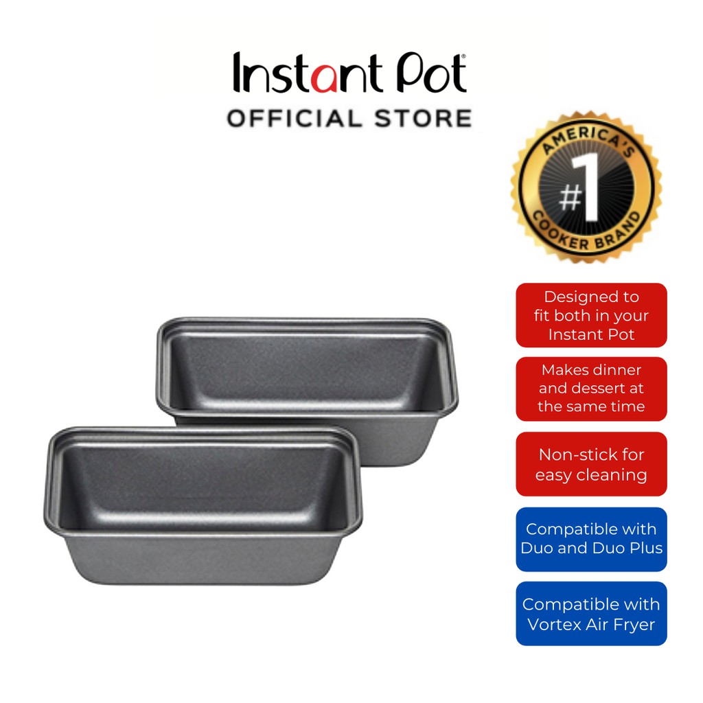 Instant Pot Nonstick Mini Loaf Pan (Set of 2) | Shopee Singapore