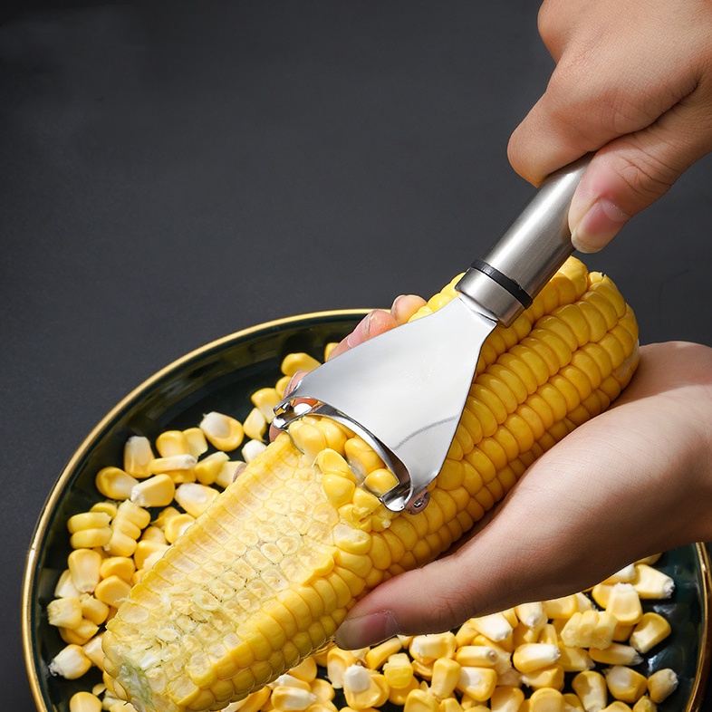 Stainless steel corn planer household kitchen corn sheller convenient ...