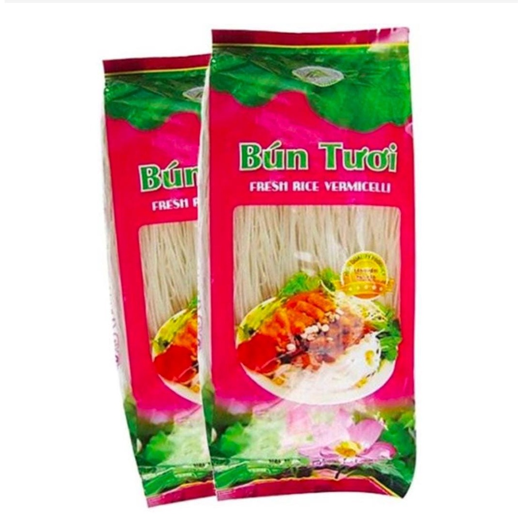 Bun tuoi duy anh HaLaL / Fresh rice vermicelli 1 Pack 400g | Shopee ...