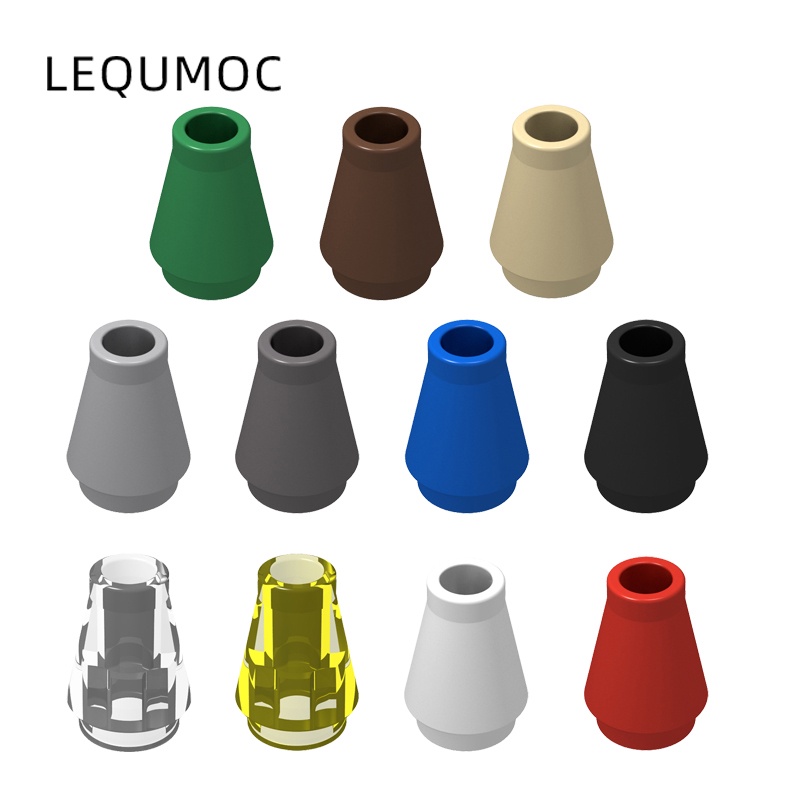 lego parts 4589 59900 normal 1x1 cone brick 20pcs | Shopee Singapore