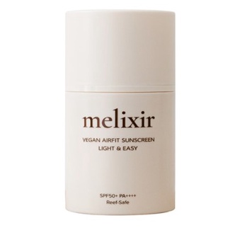 [MELIXIR] Vegan Airfit Sunscreen, SPF50+ PA ++++ 50mL | Shopee Singapore