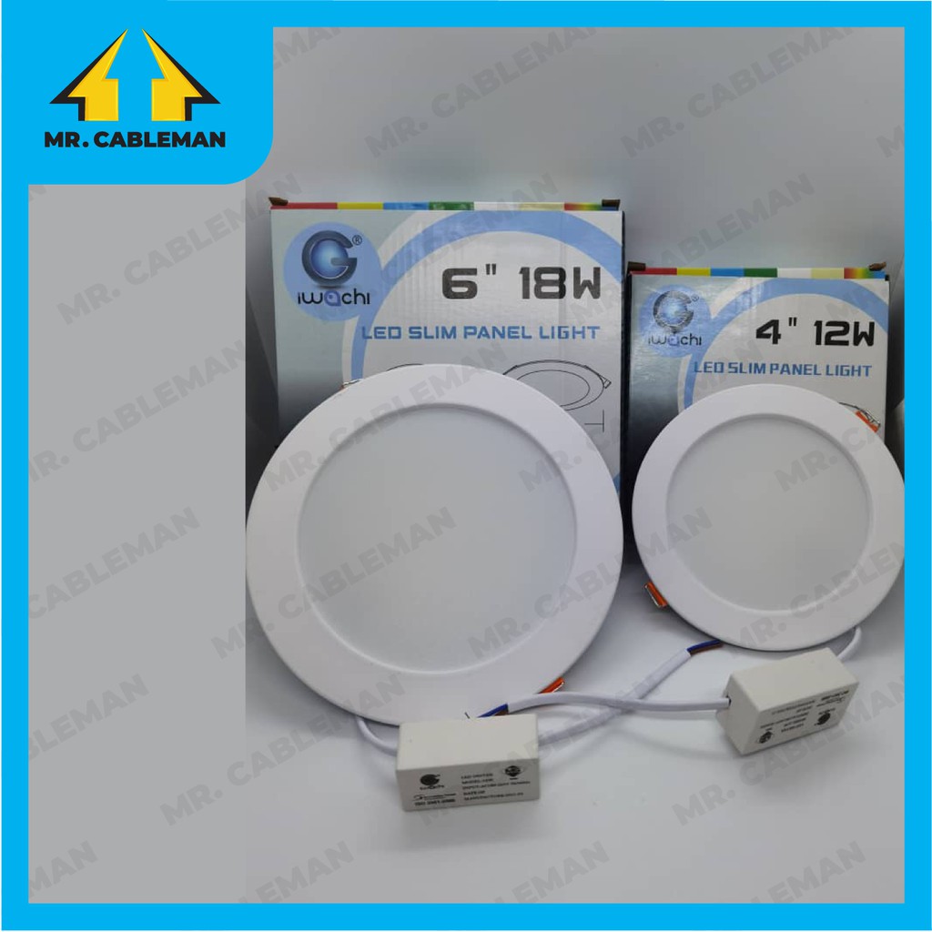 IWACHI LED DOWNLIGHT (12W/18W)(4",6") (SIRIM APPROVED) | Shopee Singapore