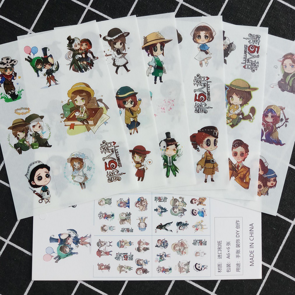 [Sticker] Identity V Stickers (6 Sheets) | Shopee Singapore