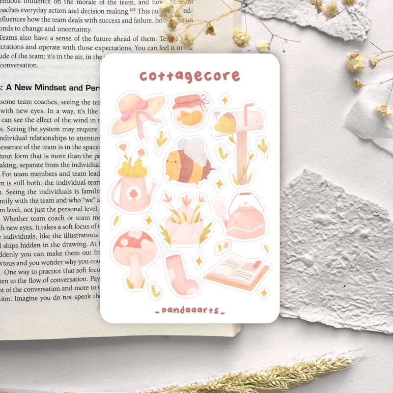 Cottagecore Sticker Sheet for Planners and Journals | Shopee Singapore