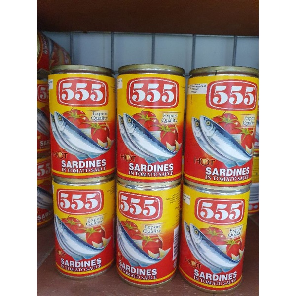 (Bundle Of 6) 555 Sardines In Tomato Sauce 155g Canned Century Sardines ...