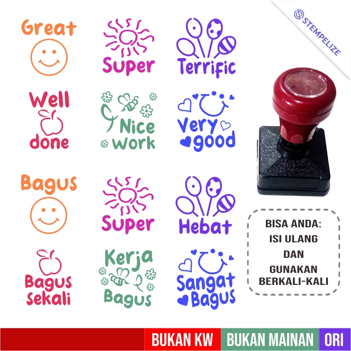 Kindergarten Teacher Assessment Reward Stamp Elementary School ...