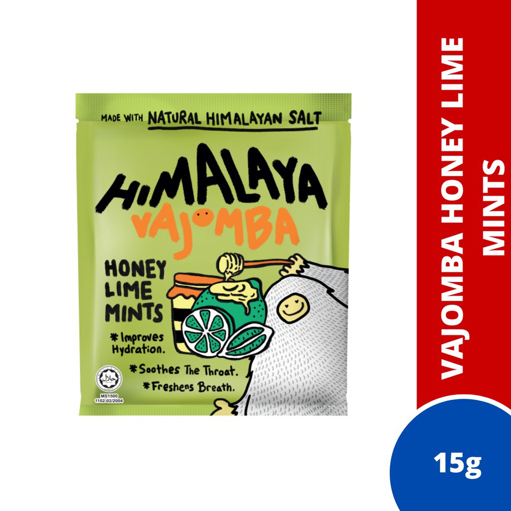 Himalaya Vajomba Honey Lime Mints 15g x1pcs | Shopee Singapore