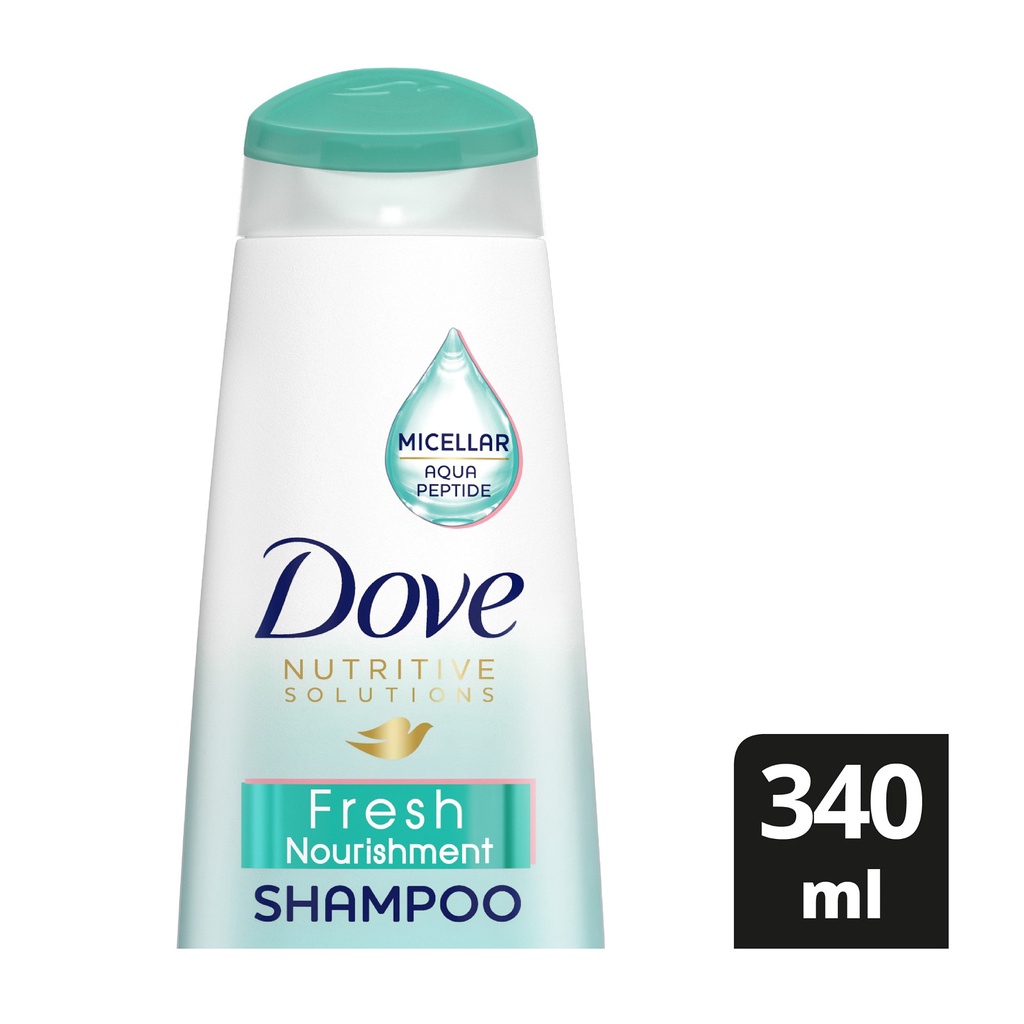 Dove Fresh Nourishment Micellar Shampoo (340ml) | Shopee Singapore