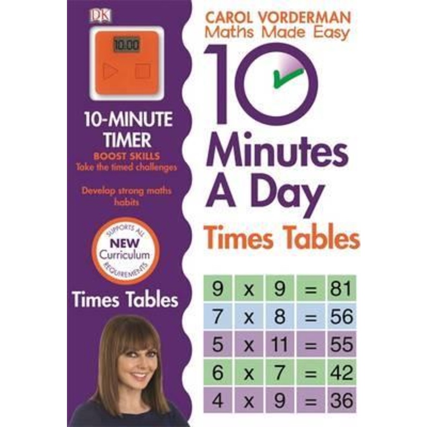 10 Minutes A Day Times Tables, Ages 9-11 (Key Stage 2) : Supports the ...