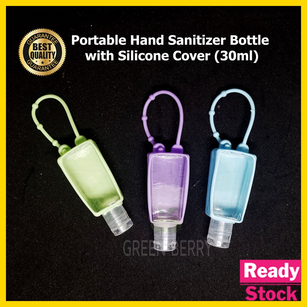 Portable Hand Sanitizer Bottle 30ml with Silicone Holder | 30ml Mini ...