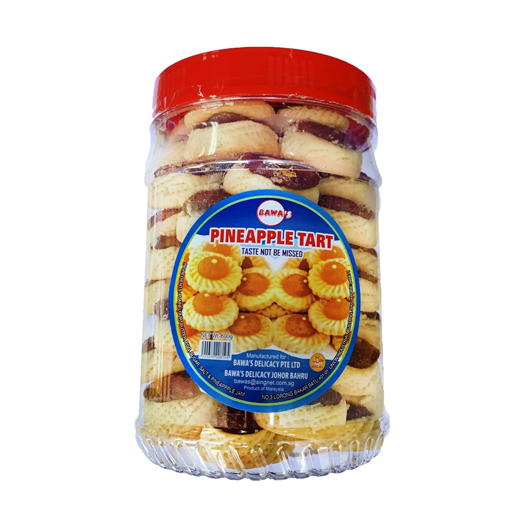 Bawa’s Homemade Halal Pineapple Tart 50pcs Kuih Tart Nenas | Shopee ...
