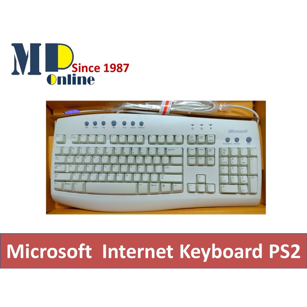 Microsoft Internet Keyboard PS2 | Shopee Singapore