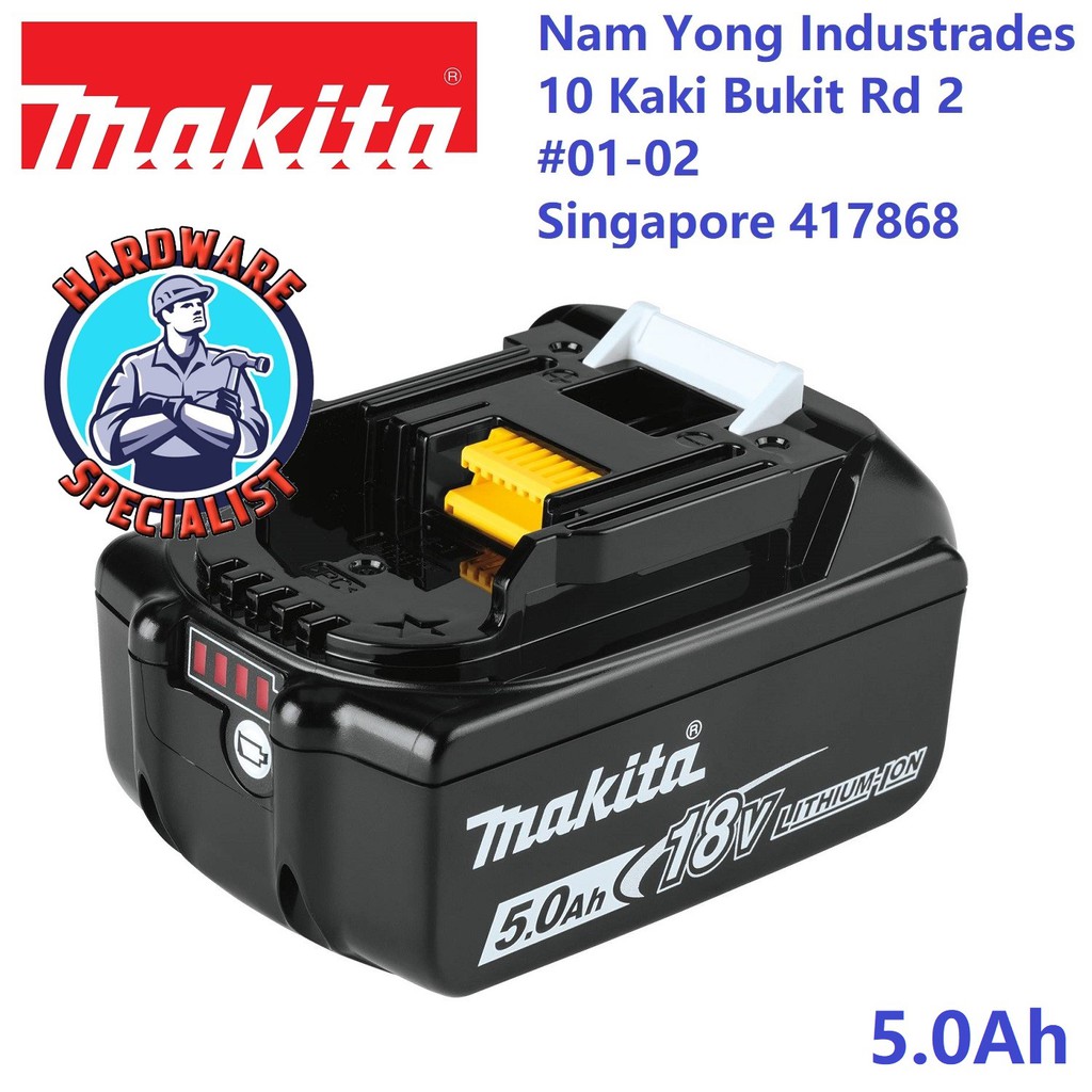 Makita BL1830B BL1850B 18V LXT® Lithium‑Ion 3.0Ah / 5.0Ah Battery | Shopee Singapore