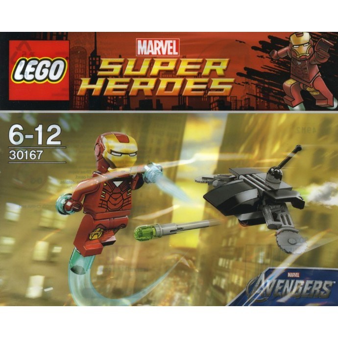 Lego Marvel Super Heroes 30167 Iron man vs. Fighting Drone (Polybag) | Shopee Singapore