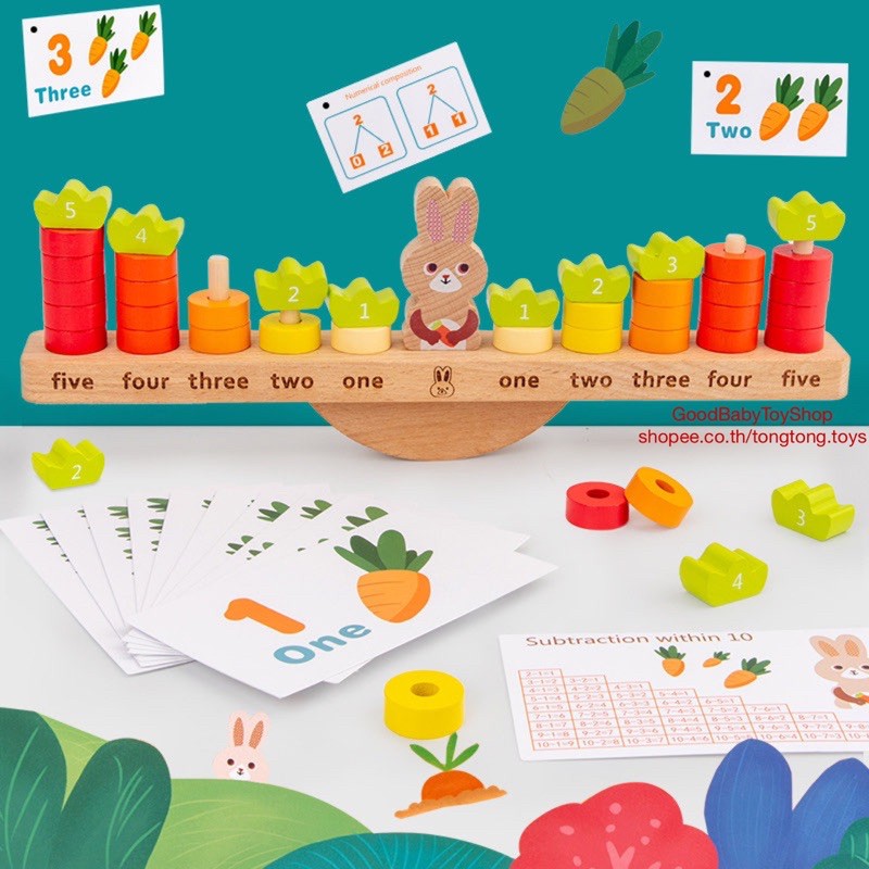 GoodBaby Montessori Addition And Subtraction Numbers Educational Toys ...
