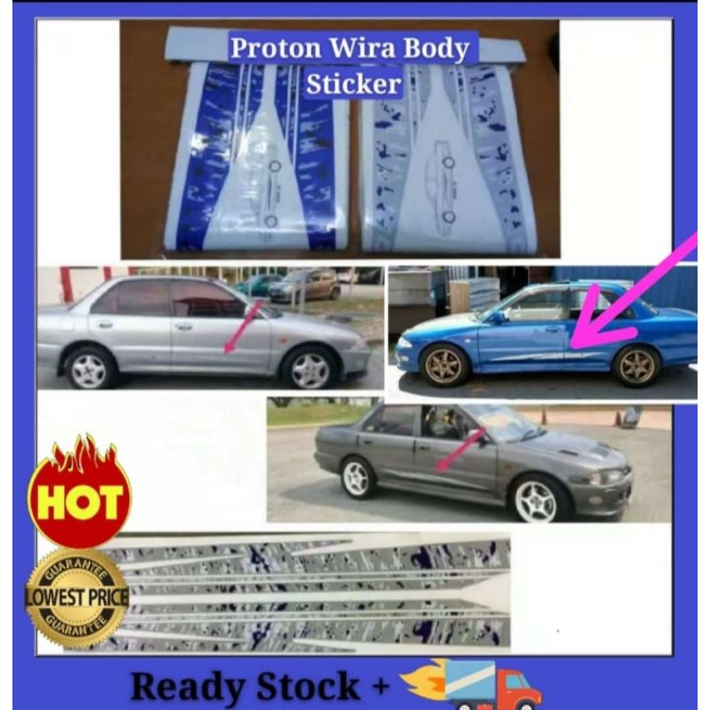 STICKER BODY WIRA WIRA 10 BODY STICKER | Shopee Singapore