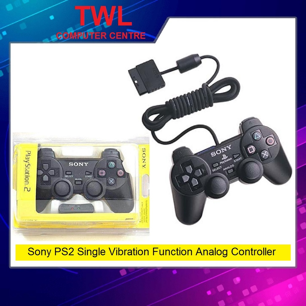 Sony PS2 Single Vibration Function Analog Controller | Shopee Singapore