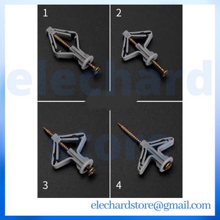 Heavy Duty Partition Wall Plug Butterfly Wall Plug Plaster Ceiling PVC ...