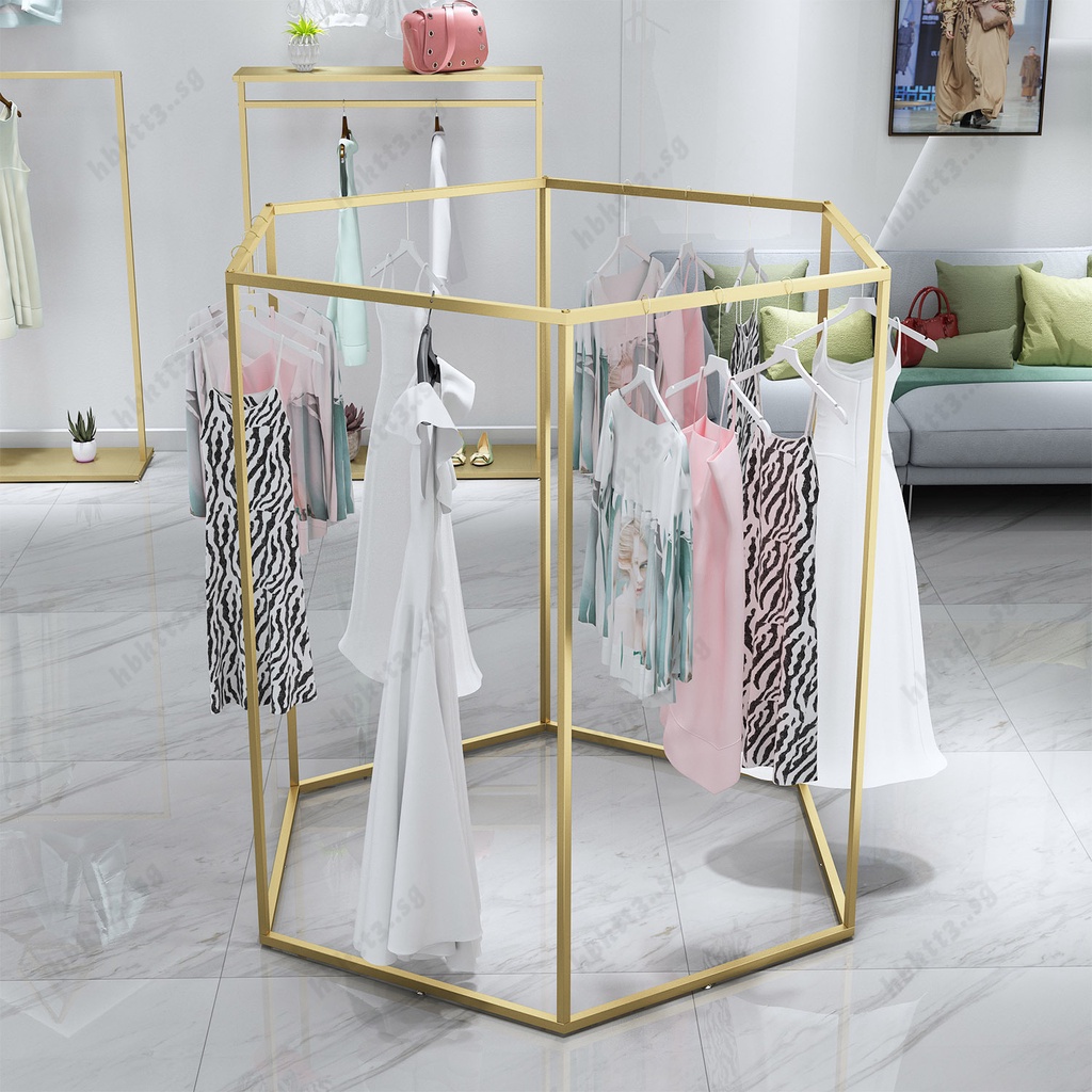Clothing Display Rack, Wedding Dress Display Rack Clothing Store Dress ...
