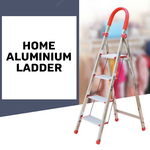(JIJI SG) Home Aluminium Ladder - 4/5/6 Step Ladder Step / Light Ladder ...