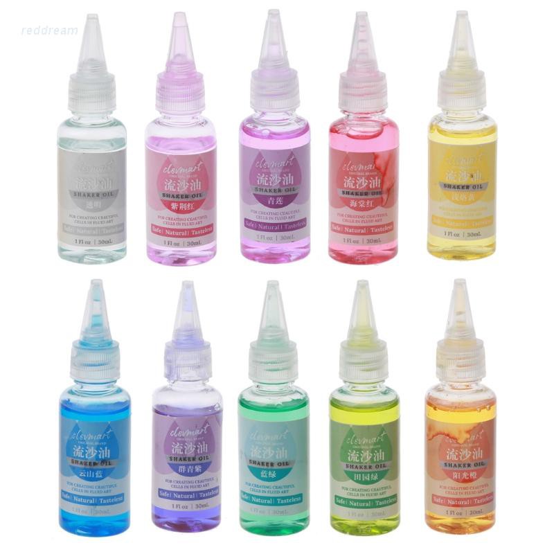 REDD 30ml Silicone Pouring Oil Acrylic UV Epoxy Resin Silicone Mold ...
