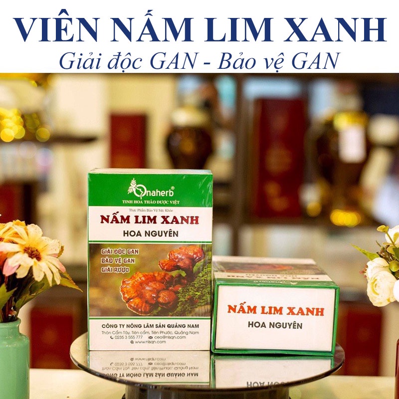 Hoa Nguyen Green Lim Mushroom Capsules - Liver tonic pills | Shopee ...