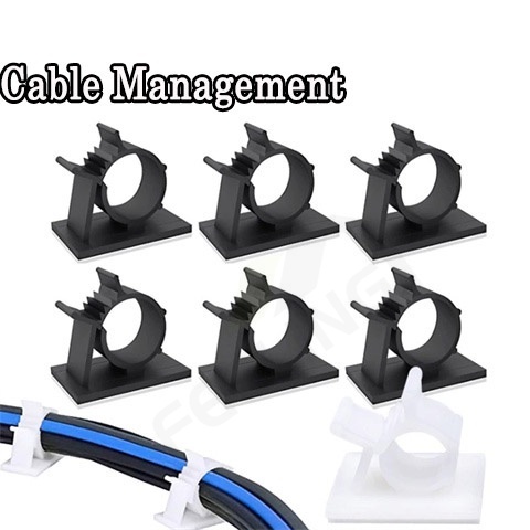 FEELING ️Self-adhesive Cable Clamp,Cable Management Charging Power Cord ...