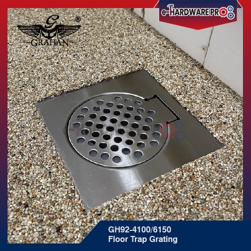 Grahan Bathroom Floor Trap Cover Floor Drain Cover Strainer Stainless ...