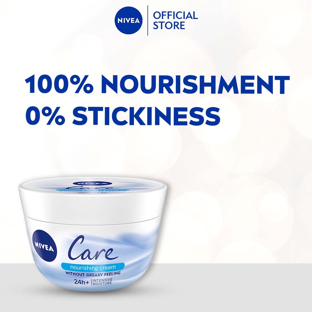 NIVEA Body Cream - CARE Intensive Nourishment / Body Moisturizer / Hand ...