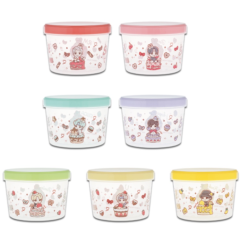 Ichiban Kuji TinyTAN Sweet Time Theme BTS Container Storage Box ...
